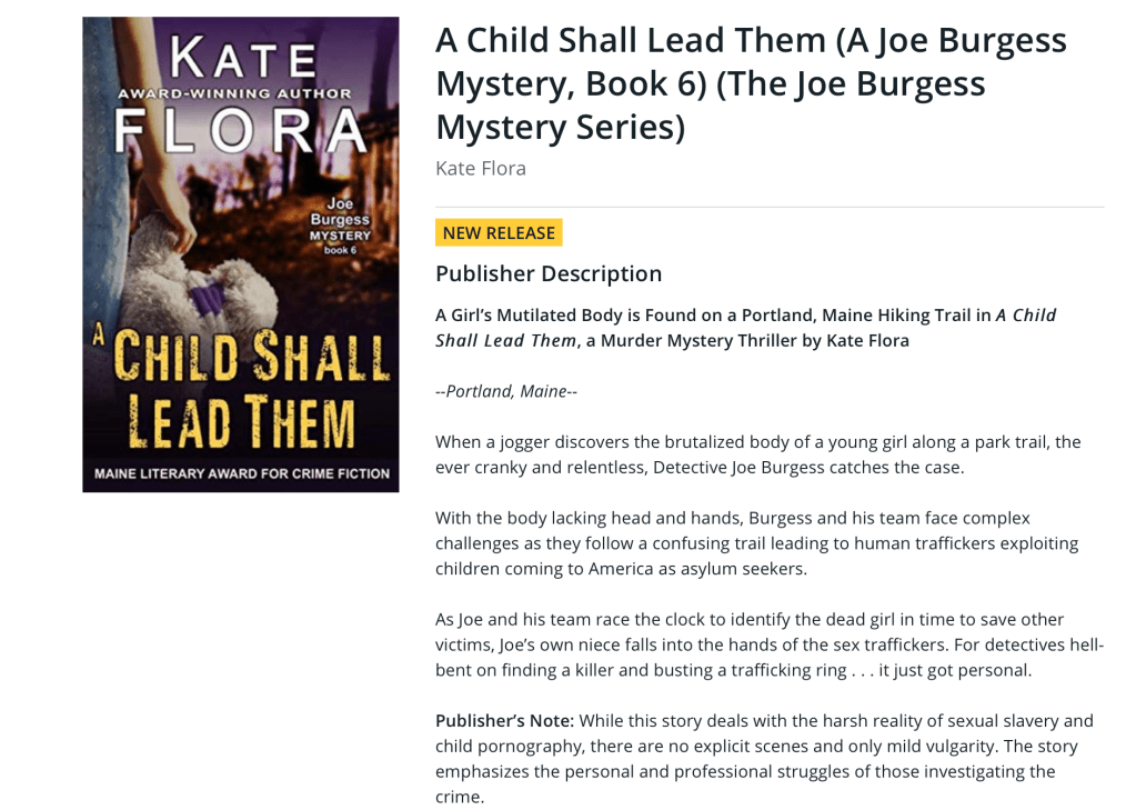 Kate Clark Flora | Mystery & Crime Author