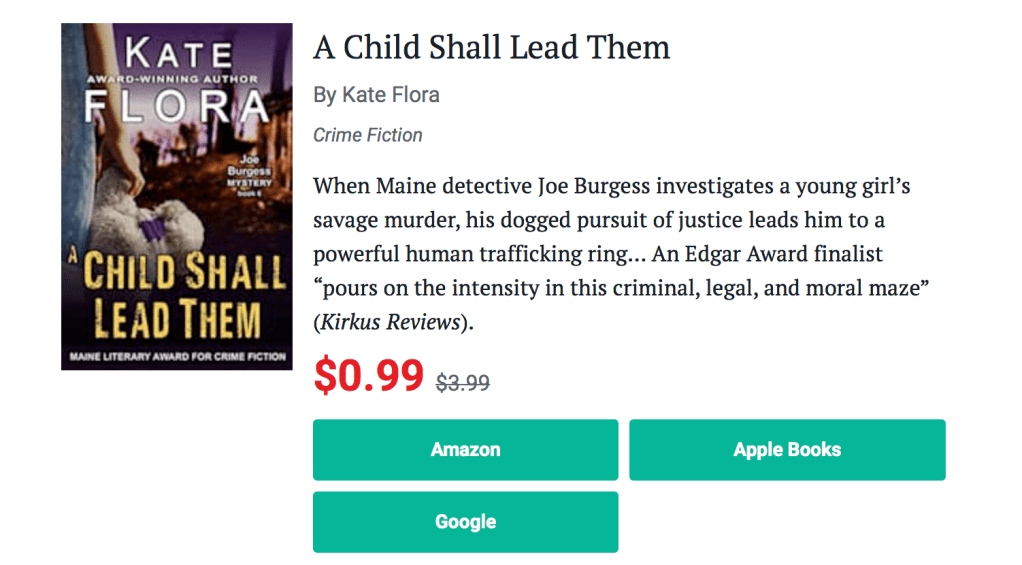 Kate Clark Flora | Mystery & Crime Author