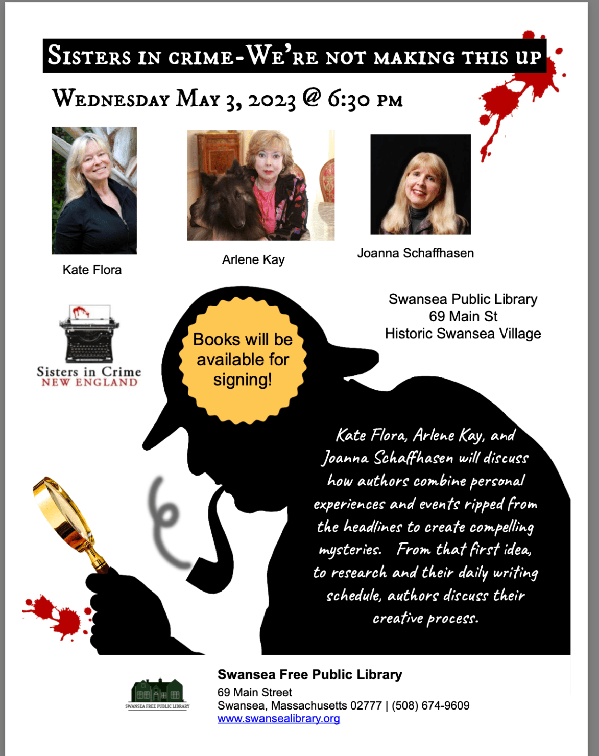 Kate Clark Flora | Mystery & Crime Author